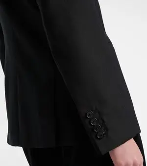 Givenchy Wool Striped Blazer - Black