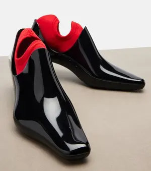 Loewe Pvc Ankle Boots - Black