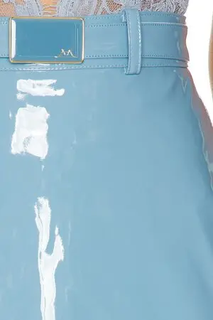 ROWEN ROSE Midi Skirt - Blue