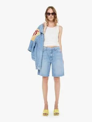 MOTHER The Undercover Bermuda Shorts In Last Bite - Blue