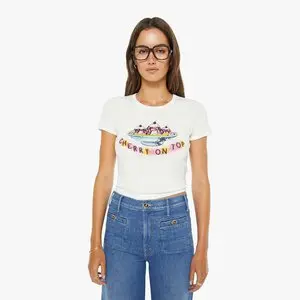 MOTHER The Itty Bitty Ringer Cherry On Top T-shirt - Multi