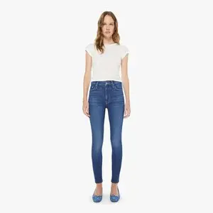 MOTHER High Waisted Looker Skinny Jeans