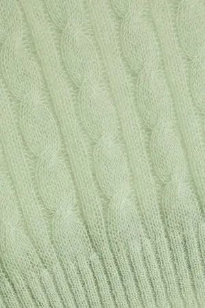 Brunello Cucinelli Cable-knit Mohair-blend Sweater