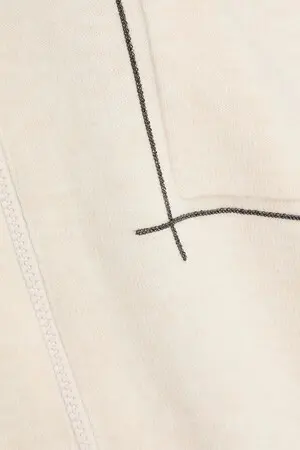 Brunello Cucinelli Wool, Cashmere And Silk-blend Hoodie