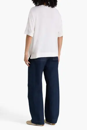 Brunello Cucinelli Layered Bead-embellished Top