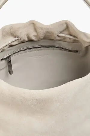 Brunello Cucinelli Nubuck Shoulder Bag