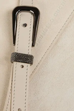 Brunello Cucinelli Suede Shoulder Bag