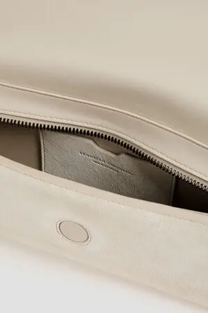 Brunello Cucinelli Suede Shoulder Bag
