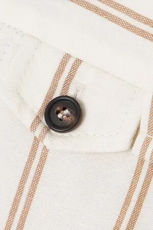 Brunello Cucinelli Pinstriped Linen And Cotton-blend High-rise Tailored Shorts