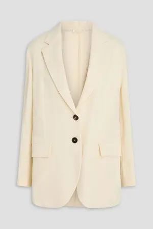 Brunello Cucinelli Linen Blazer - Cream