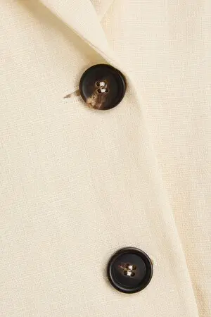 Brunello Cucinelli Linen Blazer - Cream