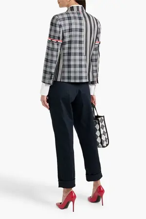 Thom Browne Wool-twill And Jacquard Blazer