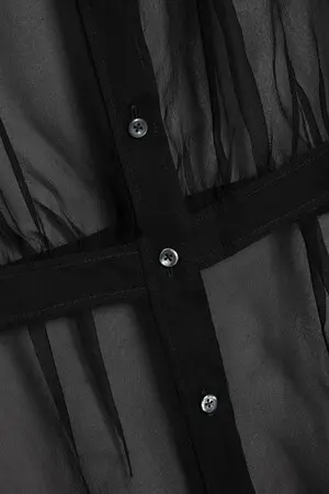 Thom Browne Silk-crepon Midi Dress