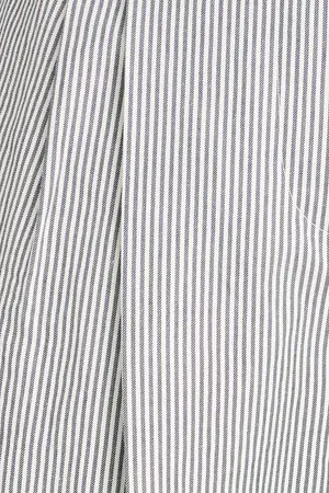 Brunello Cucinelli Striped Cotton And Linen-blend Tapered Pants