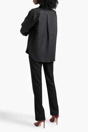 Victoria Beckham Wool Shirt - Charcoal
