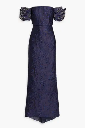 Badgley Mischka Embroidered Dresses