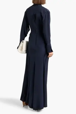 Victoria Beckham Bow-detailed Silk Gown