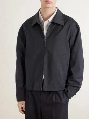 MFPEN Mail Prince Of Wales Checked Wool-twill Jacket