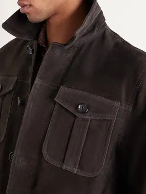 Oliver Peoples Shawcross Suede Jacket