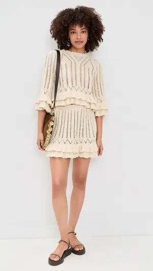 Isabel Marant Étoile Nelle Ruffle Mini Skirt