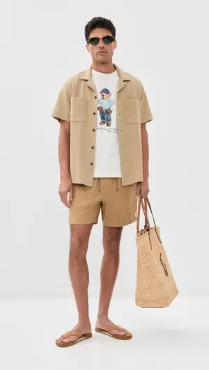 Polo Ralph Lauren Linen Pull-on Shorts