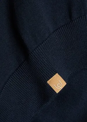 NOW YOU LIVE Woodhouse Half-zip Jumper - Navy