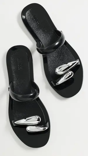 Melissa Eden Jelly Sandals - Black