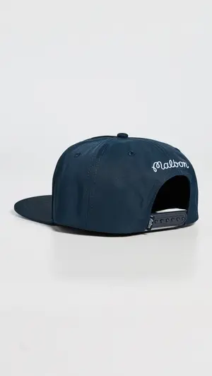 MALBON Snapback Hat - Navy