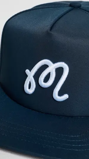 MALBON Snapback Hat - Navy