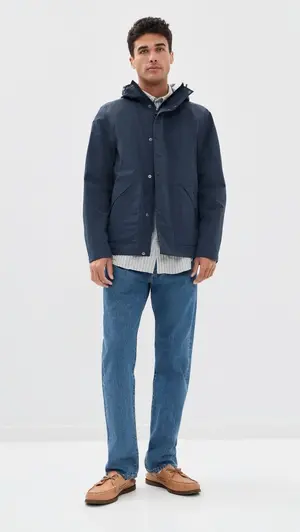 Barbour Baywick Showerproof Jacket - Navy