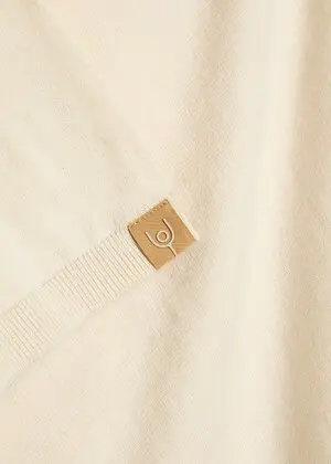 NOW YOU LIVE Pickwell Fine-knit Cotton Polo Shirt - Ecru