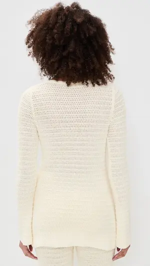 4TH & RECKLESS Geri Embellished Knit Top