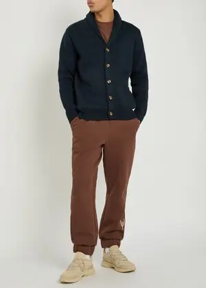 NOW YOU LIVE Carlton Cotton Cardigan - Navy