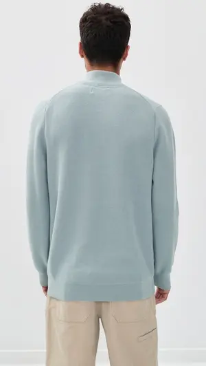 Barbour Essential Honeycomb Half Zip Sweater