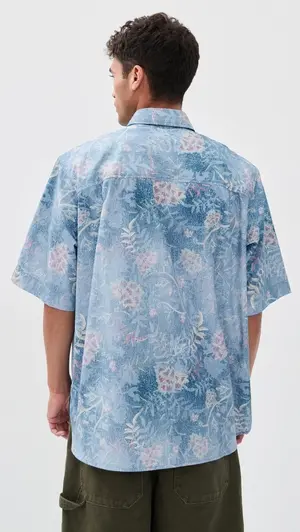 Isabel Marant Étoile Labilio Tropical Shirt - Blue
