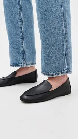 Madewell Dolli Glove Loafers - True Black