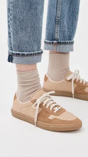COMMON PROJECTS Basketball Duo Sneakers - Tan