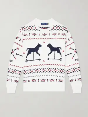 Men's Polo Ralph Lauren Elk Graphic Sweaters