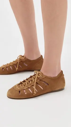 Isabel Marant Étoile Leyza Flats - Cognac