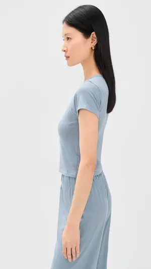 Eterne Short Sleeve Baby Tee - Slate