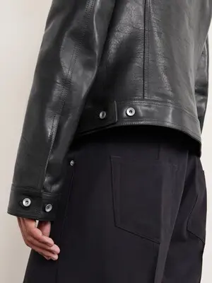 Rick Owens Temple Work Leather Jacket
