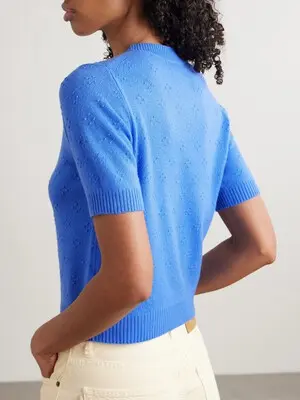 Guest In Residence Compass Cashmere T-shirt - Blue