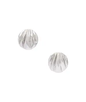 Chloé Oversized Clip-On Earrings Silver