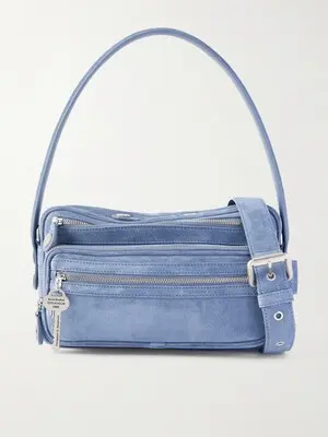 Coach Washed Denim Shoulder Bag