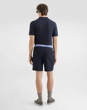 Dolce & Gabbana Smooth Knit Shorts - Blue
