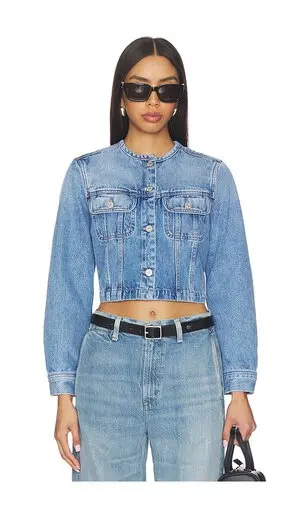 Citizens Of Humanity Devin Collarless Denim Jacket