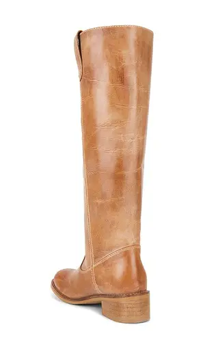 DICO COPENHAGEN Ann Gaucho Boots - Dark Tan