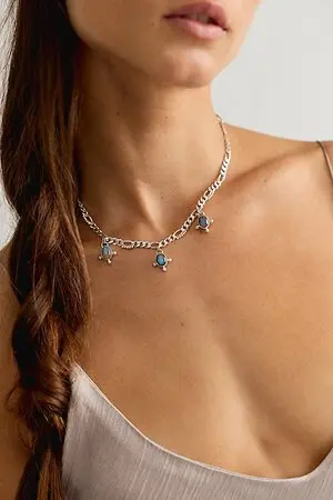 LAURA MAR Crazy Dots Choker - Labradorite