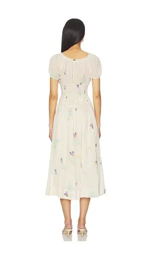 Free People Complete Me Midi Dress - Tea Combo