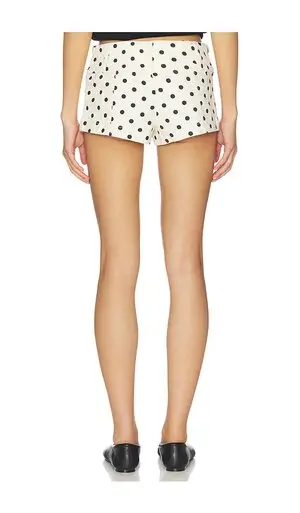 Free People Ana Printed Micro Short - Spring White Combo